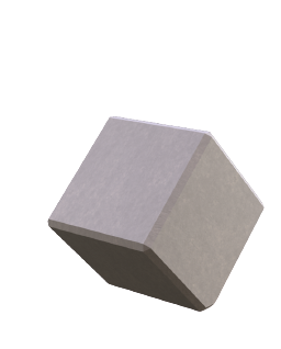 Slanted memorial cube - Arica